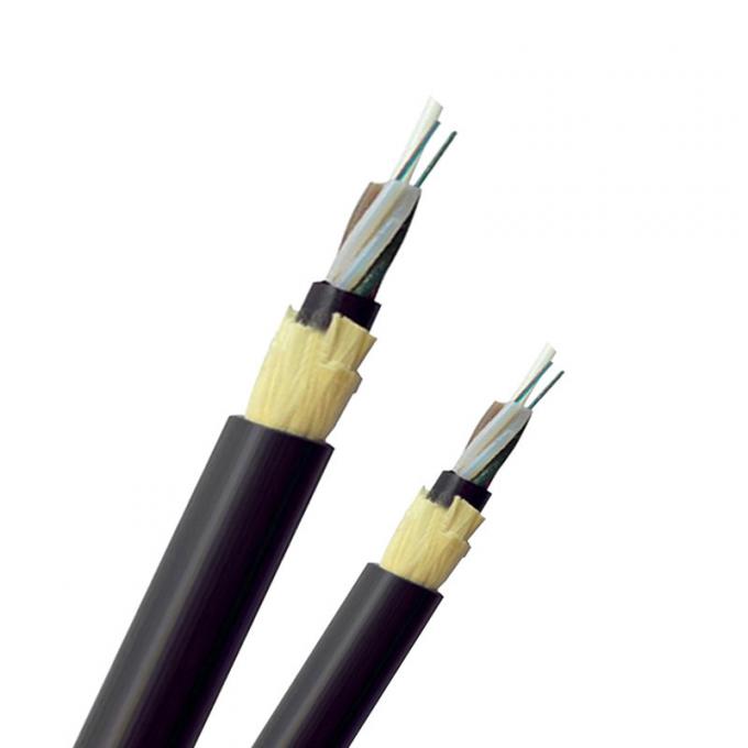 ADSS G657A1 Aramid Yarn 12 Core Single Mode Fiber Optic Cable