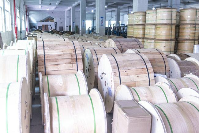 China Guangzhou Jiqian Fiber Optic Cable Co., Ltd. factory production line