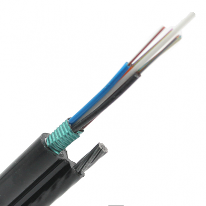 Steel Wire Strength GYTC8S Figure 8 Fiber Optic Cable PE Sheath
