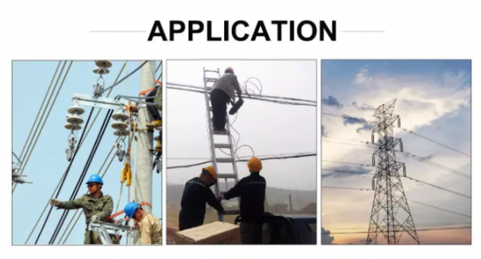 Self Supporting Amoured Figure 8 Aerial Cable With Messenger