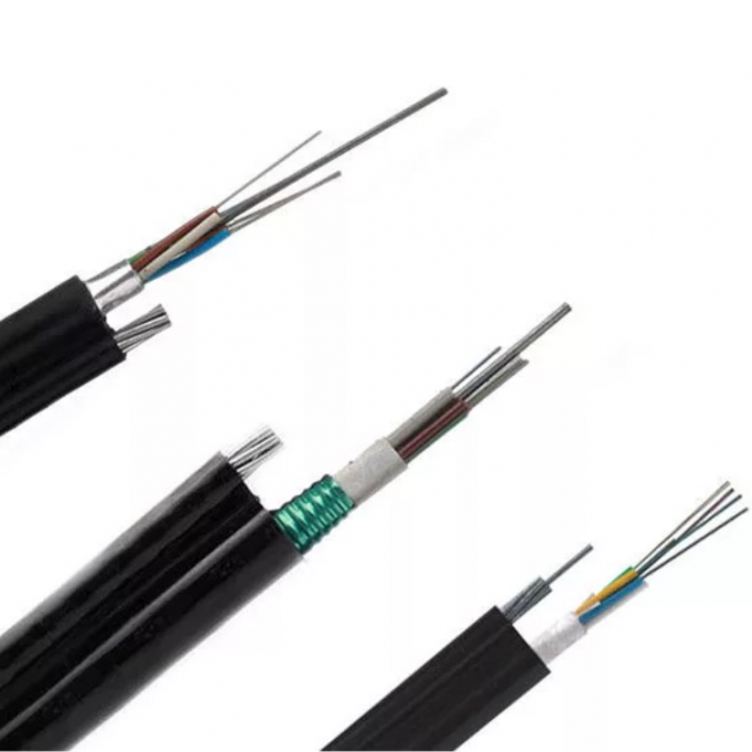 Steel Wire Figure 8 Fiber Optic Cable Self - Supported 5KM Length