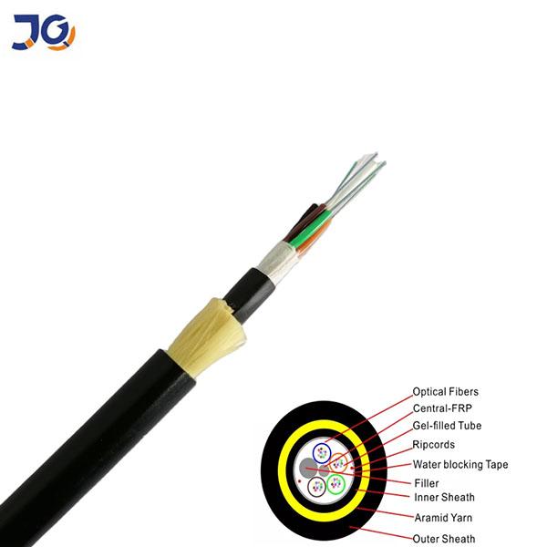 ADSS Fiber Optic Cable Aerial FOC 96F G652D Single Mode Non-Metallic ...