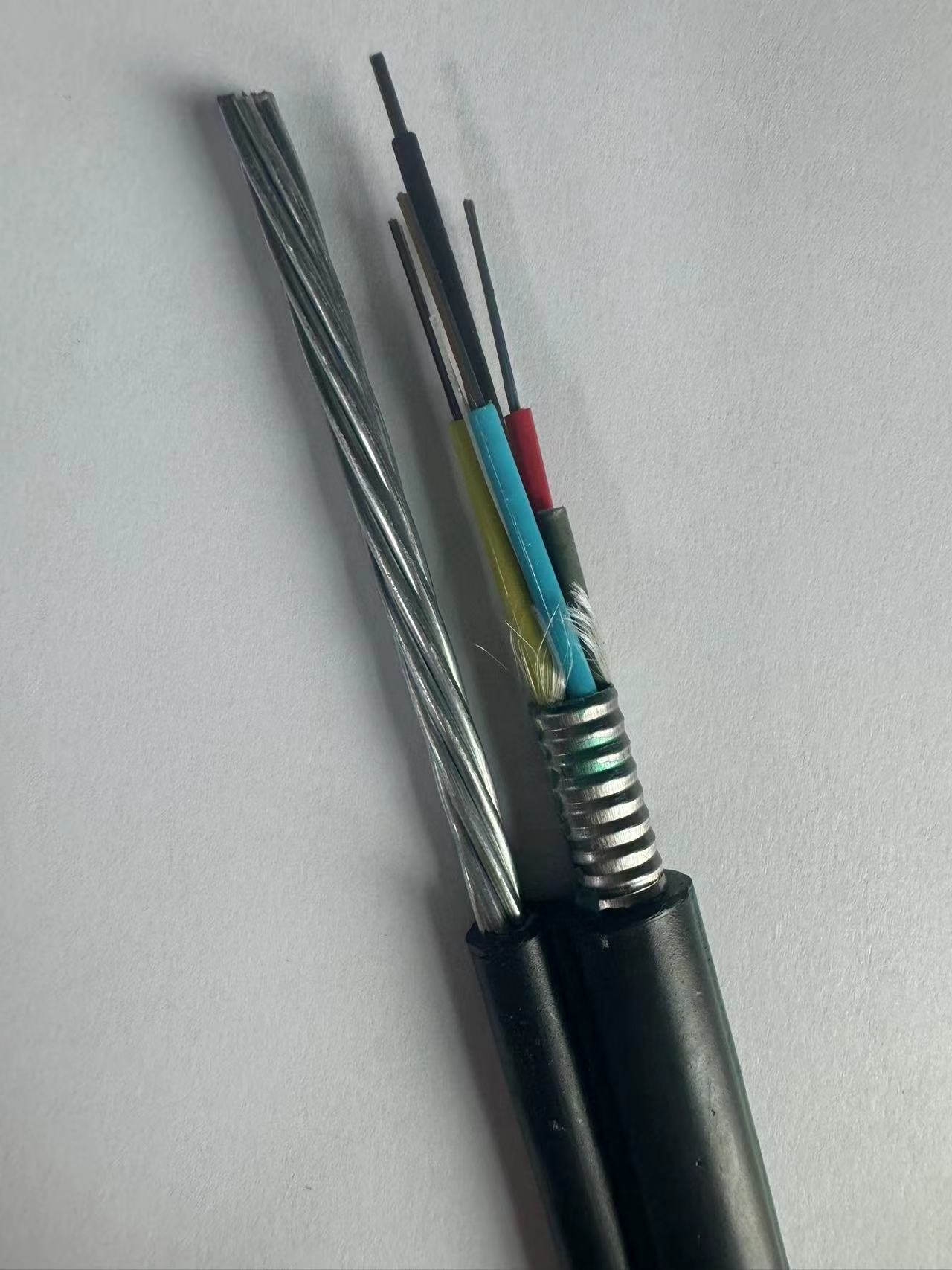 Outdoor Overhead Self Supporting Figure 8 Fiber Optic Cable GYTC8S ...