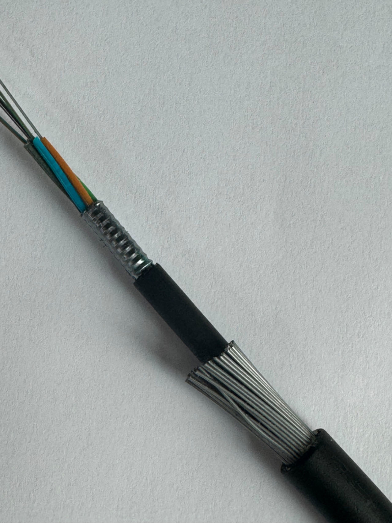 48 core GYTA33 Steel Wire direct burial Armored underwater submarine ...
